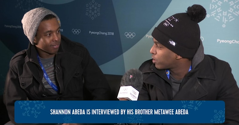 Metawee Abeda interviews his brother, the Olympian Shannon
