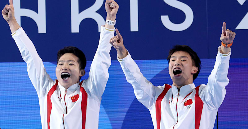 Men's Synchronised 3m Springboard Final | Diving | Olympic Games Paris 2024