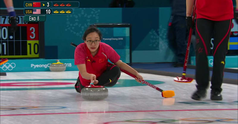 CHN v USA (Round Robin) - Women's Curling | PyeongChang 2018 Replays