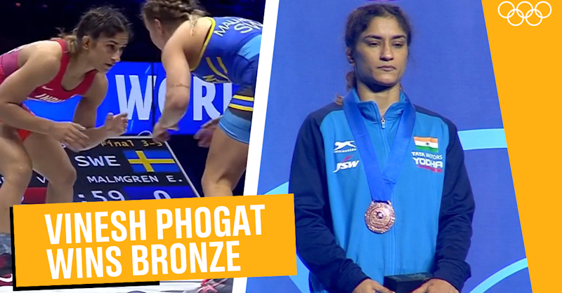 Vinesh Phogat wins bronze at Wrestling World Championships 2022 ...