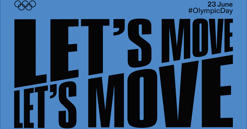 Try this custom workout with Olympians, and let's move!
