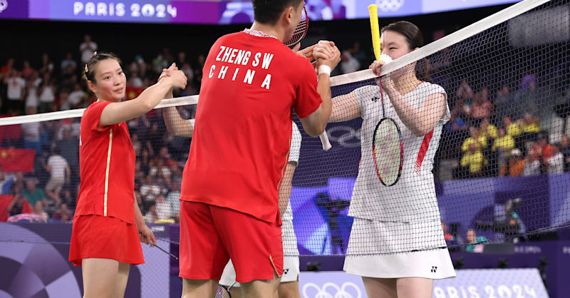 Zheng/Huang (CHN) v Watanabe/Higashino (JPN) - Mixed Doubles Semifinal | Badminton | Olympic ...