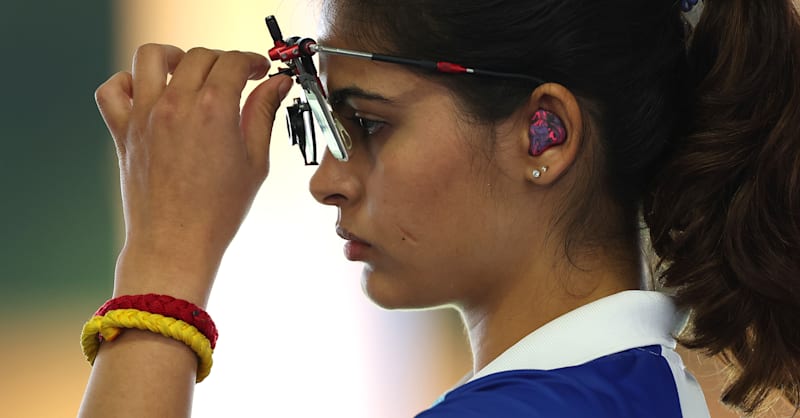 Manu Bhaker finishes 4th in 25m pistol women's shooting event at Paris ...