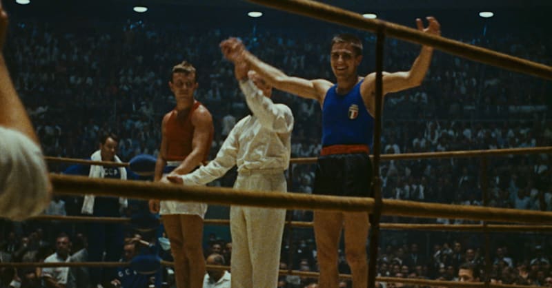 Boxer Nino Benvenuti takes Olympic gold in Rome