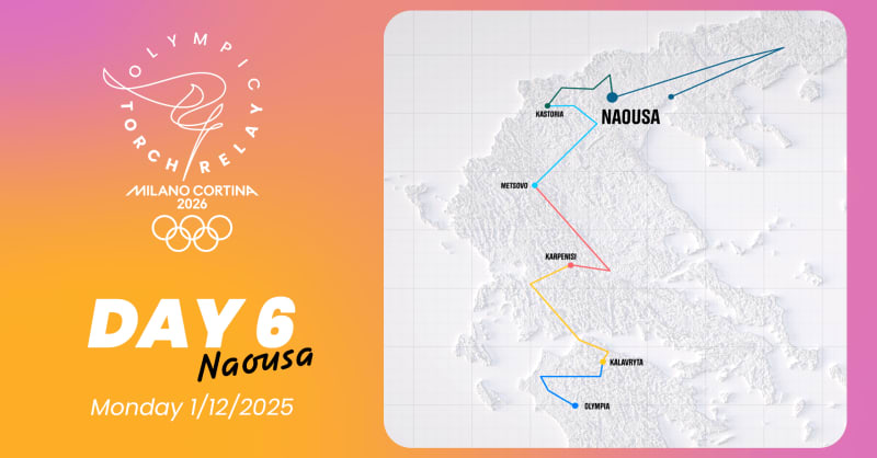 Highlights | Day 6 Naousa | Olympic Torch Relay | Milano Cortina 2026